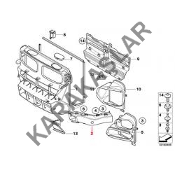BMW E70 X5 SERİSİ FREN HAVA BORUSU SOL 2007-2013 YEDEK PARÇA