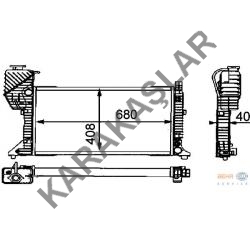 MERCEDES SPRİNTER W901 SU RADYATÖRÜ 1995-2006 YEDEK PARÇA