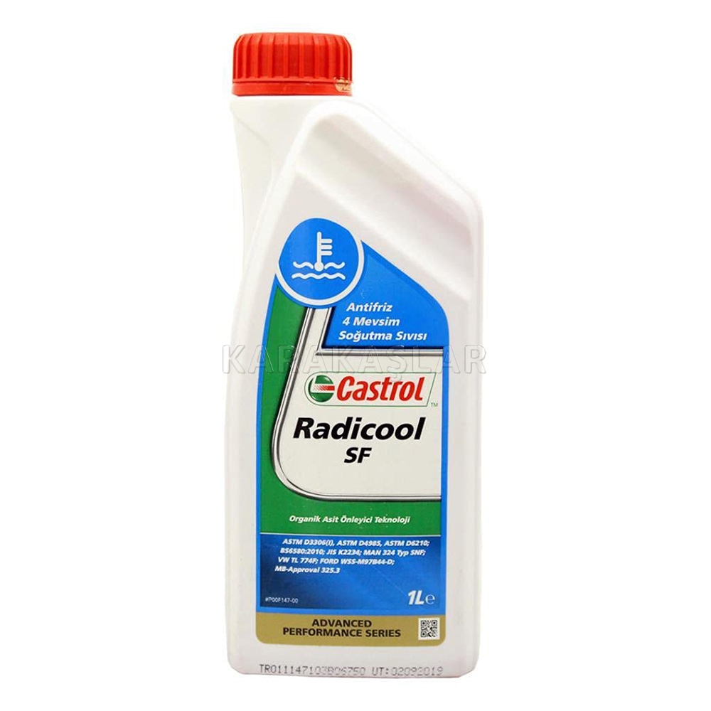 CASTROL RADİCOOL NF ANTİFRİZ MAVİ 1 LİTRE YEDEK PARÇA